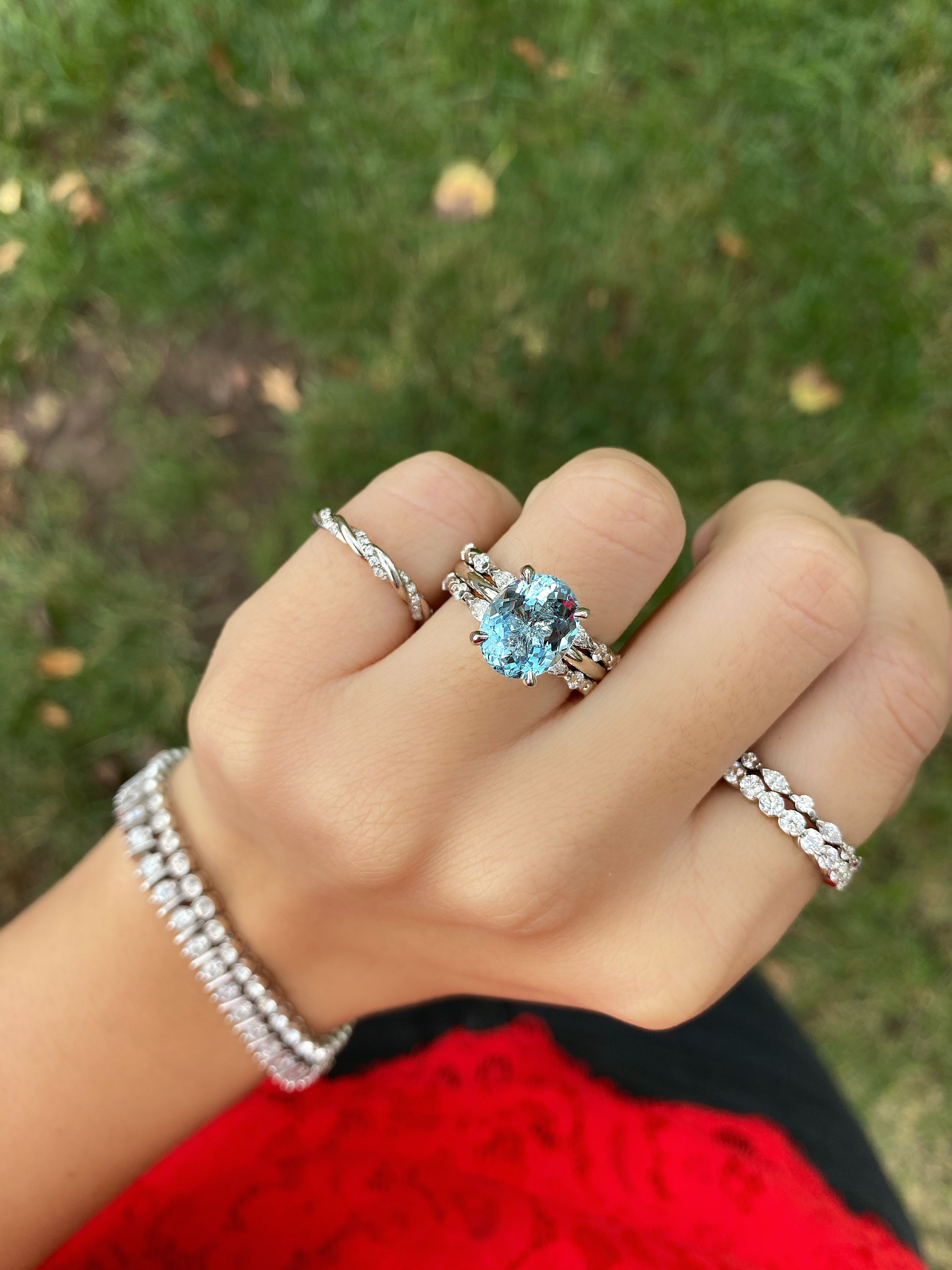 Aquamarine Stone – VM JEWELRY